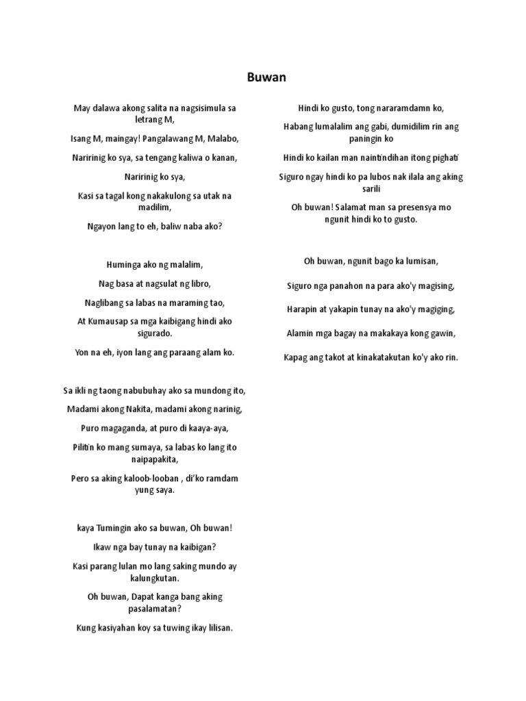 Spoken Poetry | PDF