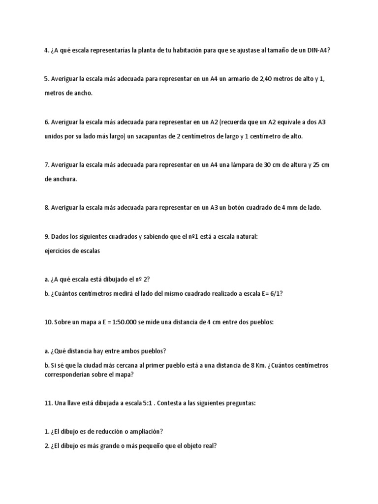 PRACTICA DE ESCALA Y COTA (1) | PDF