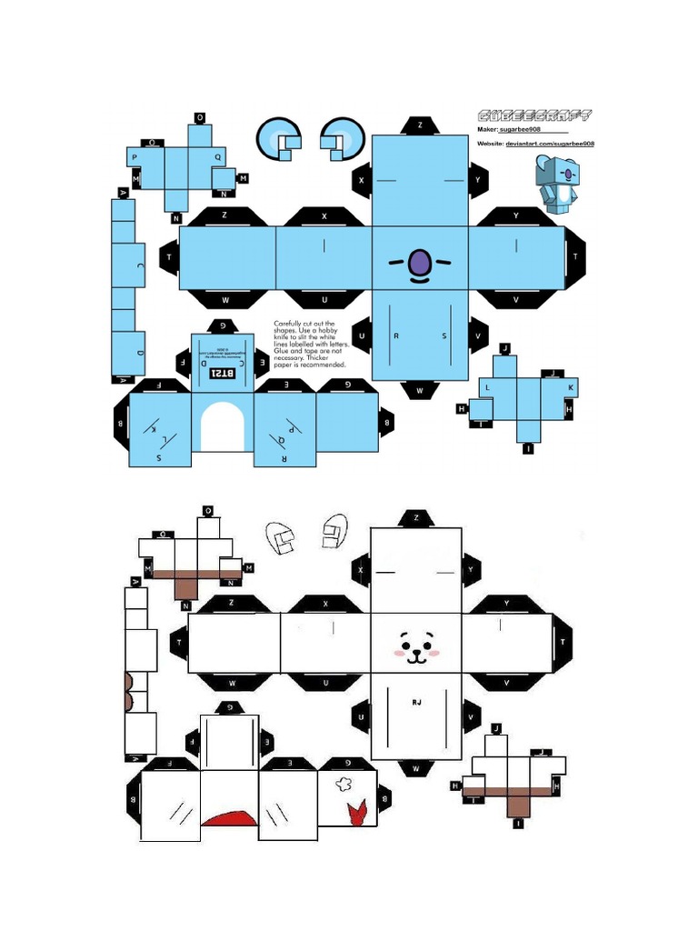 Paper Craft BT21 | PDF