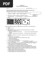 Atomic Theory Quiz and Teacher Key | PDF | Atoms | Electron