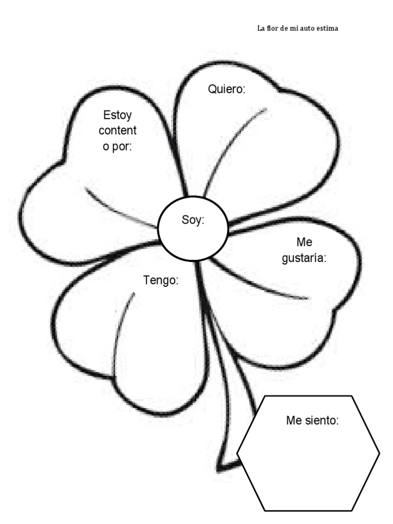 La Flor de Mi Autoestima | PDF