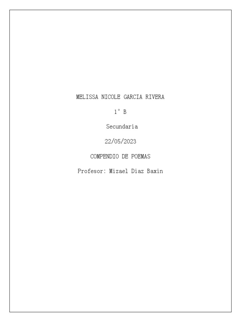 COMPENDIO | PDF | Amor | Rima