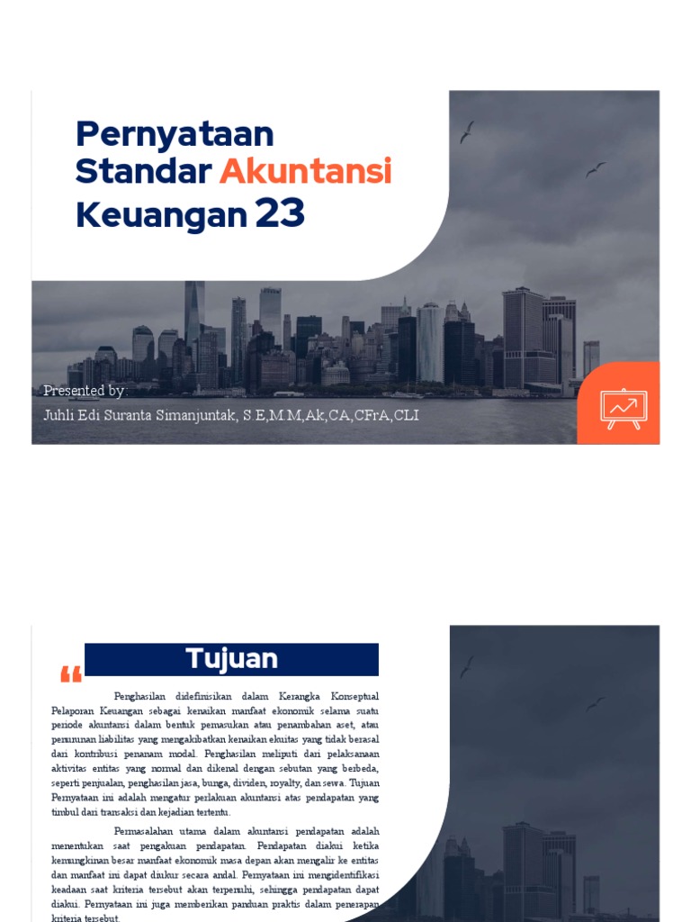 Pengaturan Akuntansi Pendapatan PSAK 23 | PDF | Pengelolaan Keuangan & Uang
