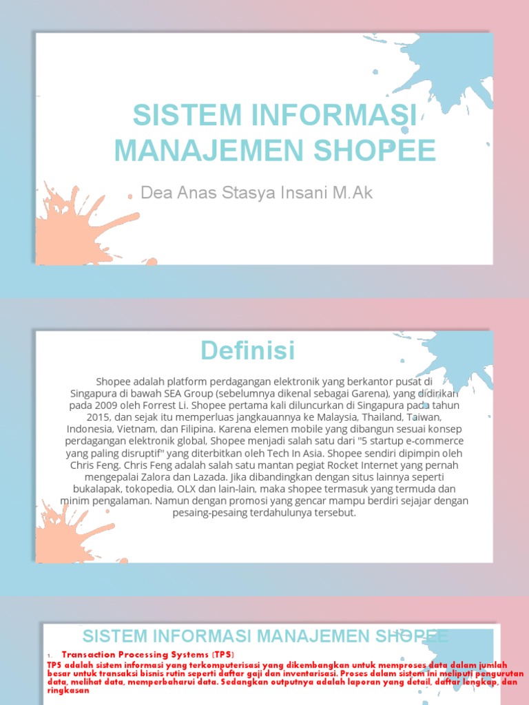 Contoh Kasus SIM SHOPEE | PDF