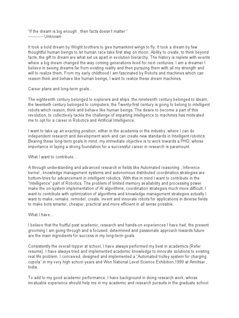 Sop Robotics | PDF | Artificial Intelligence | Intelligence (AI ...