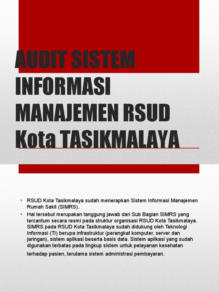 Audit Sim Rsud | PDF | Bisnis | Komputer
