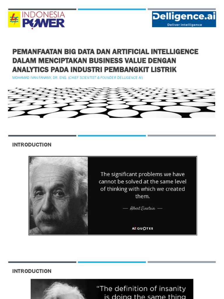 Big Data & Artificial Intelligence - by Ivan Fanany | PDF | Artificial Intelligence ...