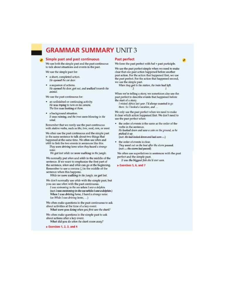 Life Unit 3 Grammar Point | PDF