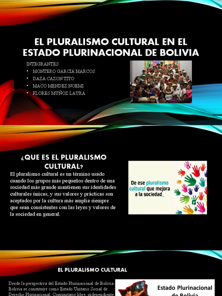El Pluralismo Cultural | PDF | Bolivia | Sociedad