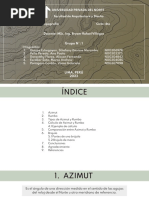 Trabajo 2 Topografia RUMBO Y AZIMUT | PDF | Azimut | Navegación