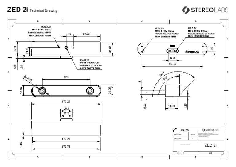 Zed 2i Technical Drawings Feb2022 | PDF