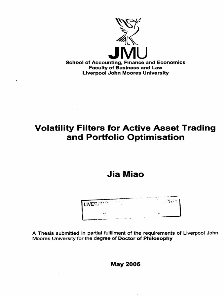Volatility Regime | PDF | Investment Management | Market (Economics) Volatility Regime | PDF | Investment Management | Market (Economics)