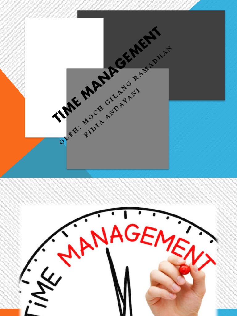 Manajemen Waktu Time Management | PDF