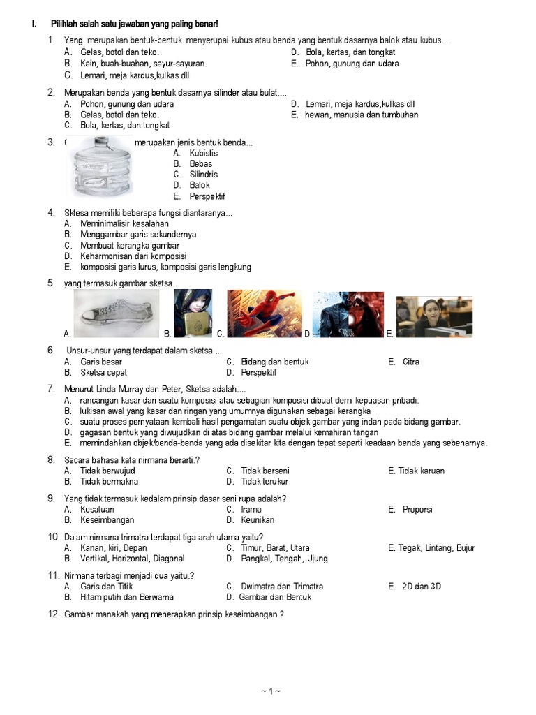 Soal Teori Kejuruan Dkv Kelas X Pdf