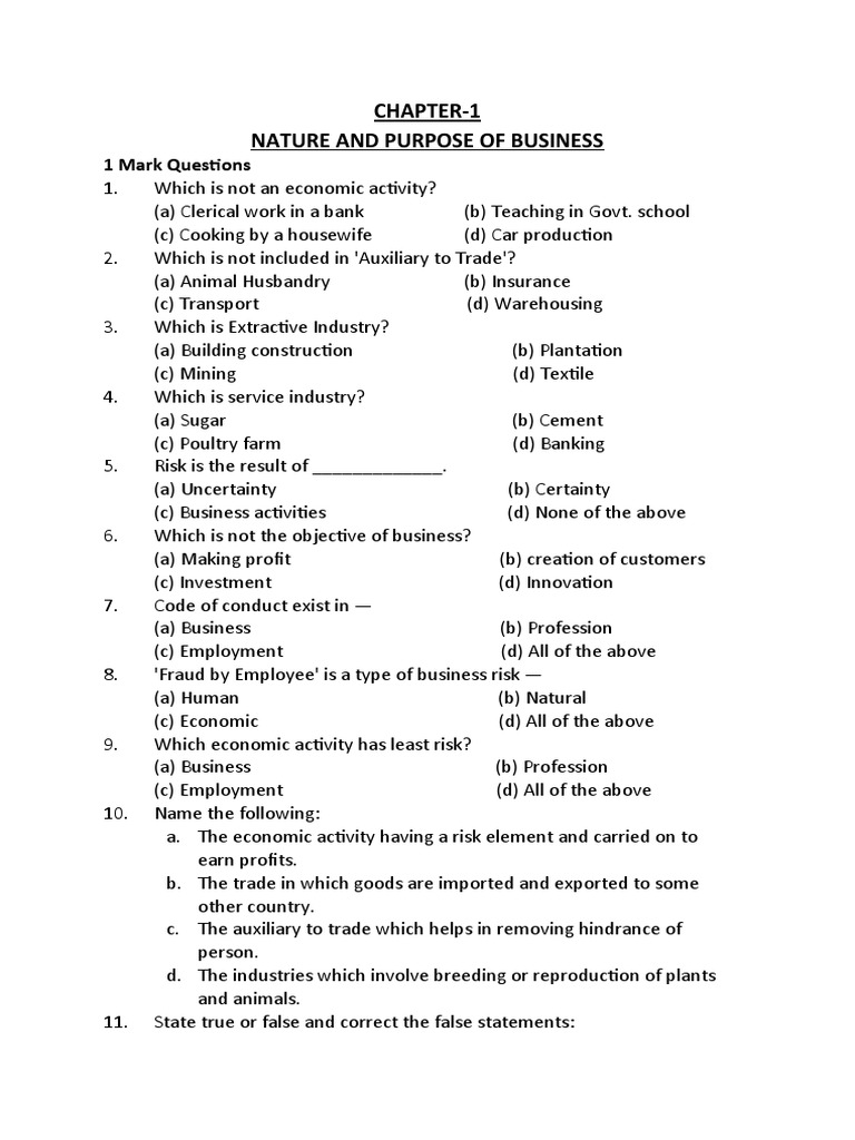 Assignment CH-1 & 2 | PDF | Partnership | Sole Proprietorship