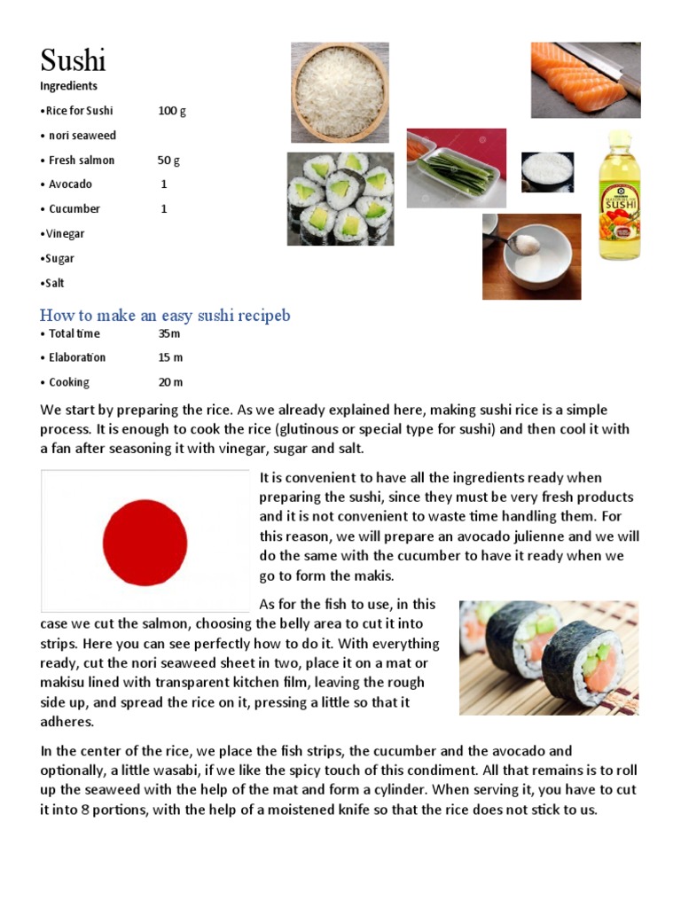 Sushi | PDF