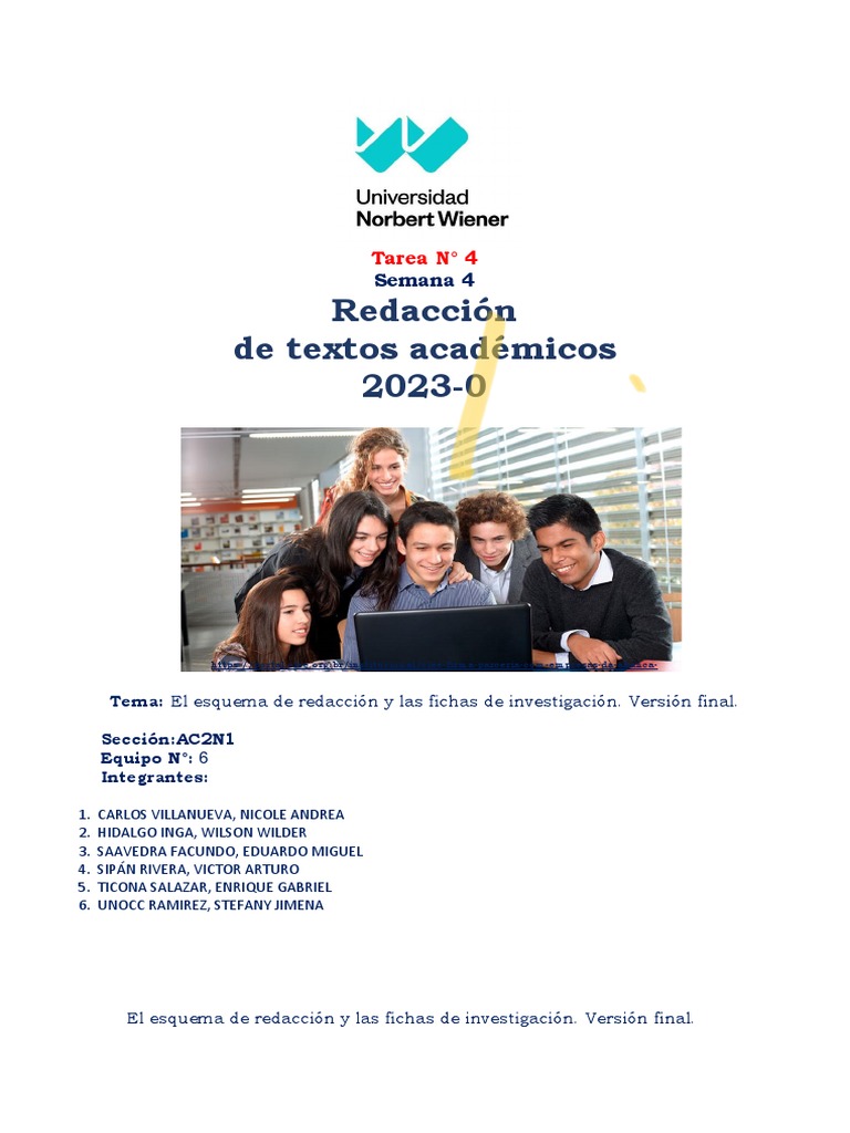 Ejemplo de Esquema de Redacción y Las Fichas de Investigación. Versión Final. | PDF | Anemia ...