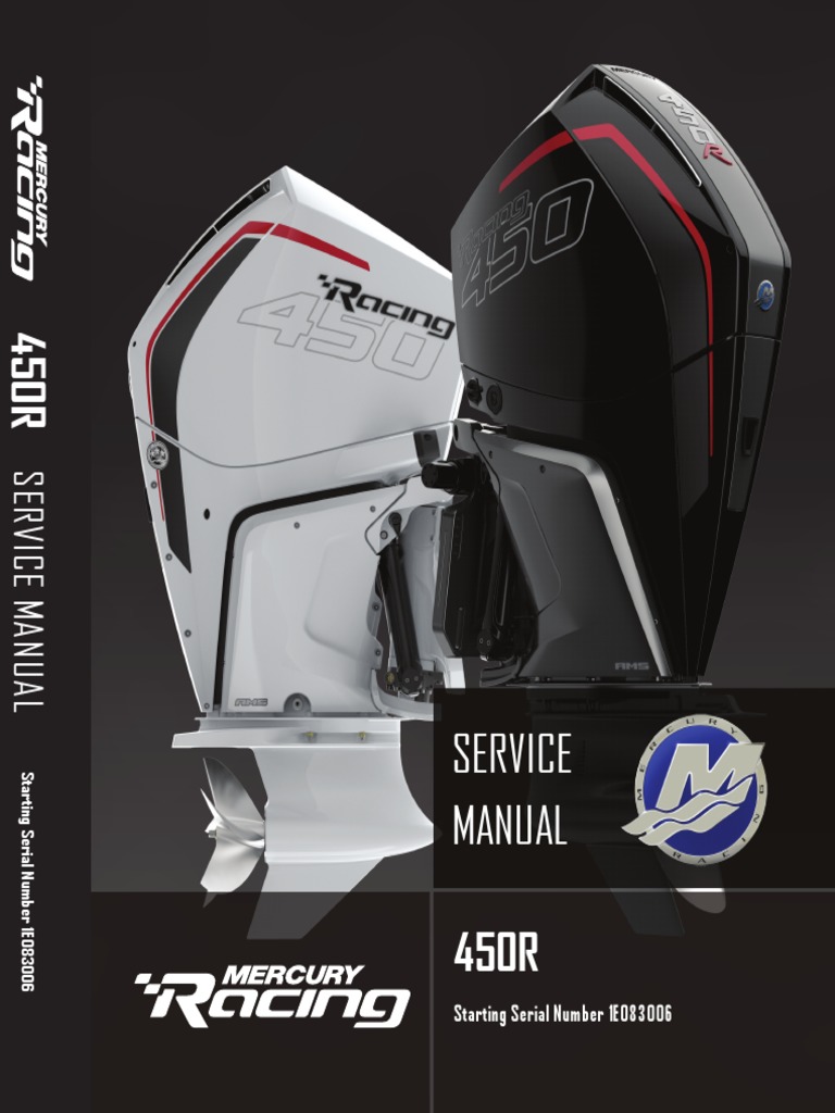 Mercury 450R Service Manual | PDF | Gear | Piston