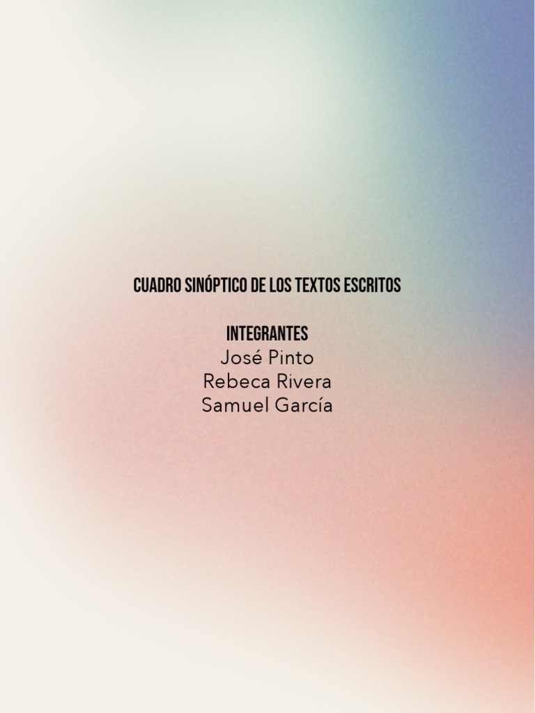 Los Textos Escritos | PDF | Narración | Comunicación