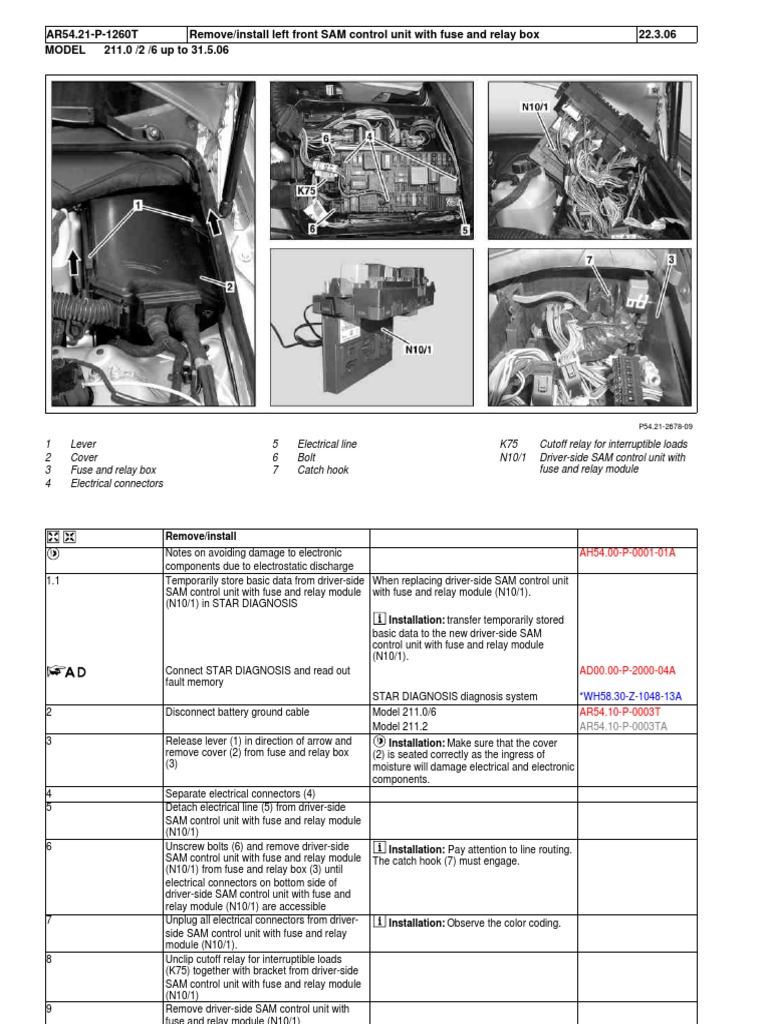 Front SAM 03-05 | PDF | Fuse (Electrical) | Electrical Connector