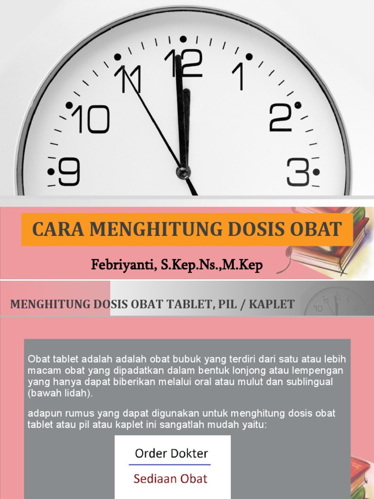 Cara Menghitung Dosis Obat | PDF