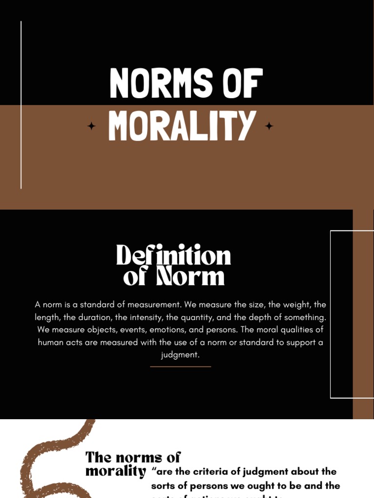 Norms of Morality | PDF | Conscience | Natural Law