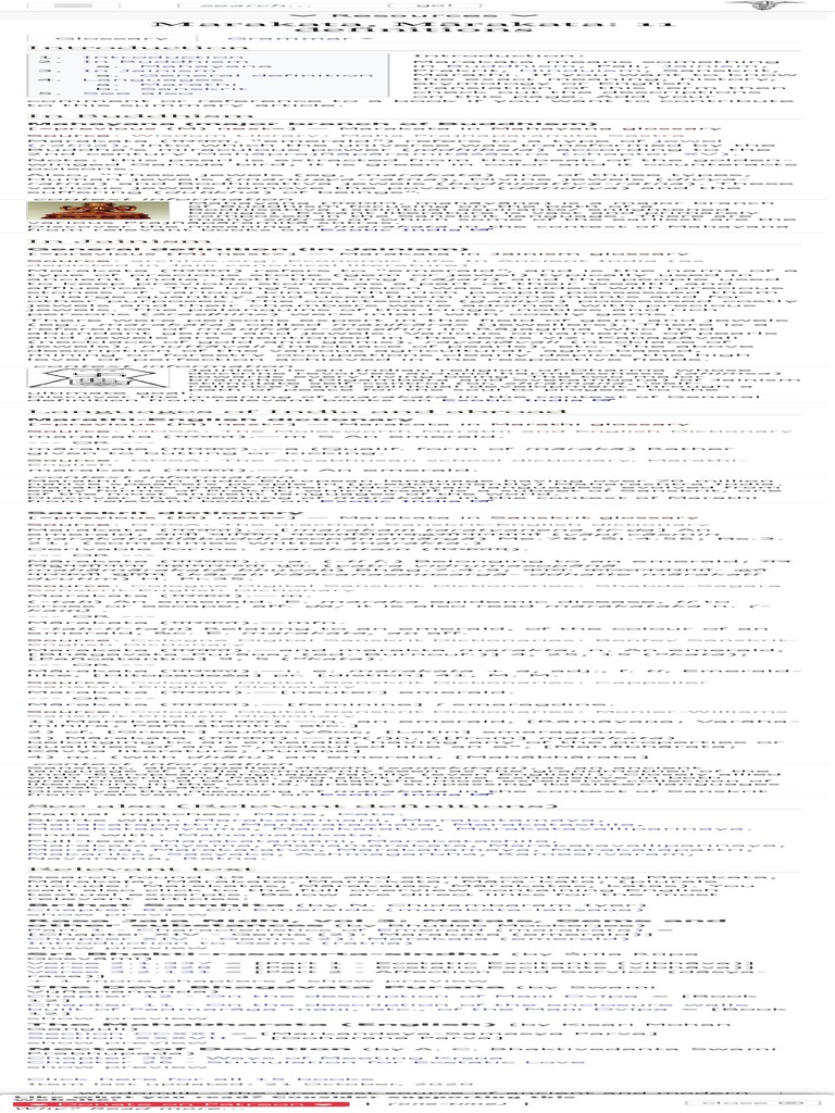 Marakata, Mārakata 11 Definitions | PDF | Mahayana | Bodhisattva