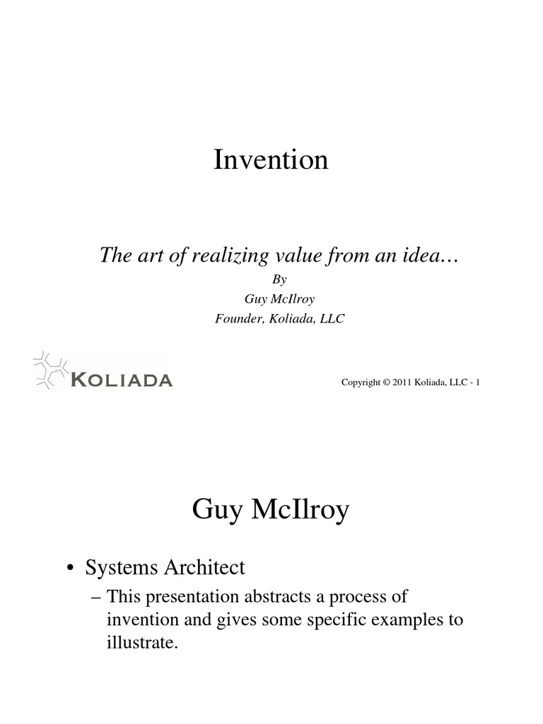 Invention | PDF