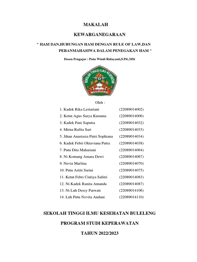 Makalah KWN Kelompok 6 | PDF