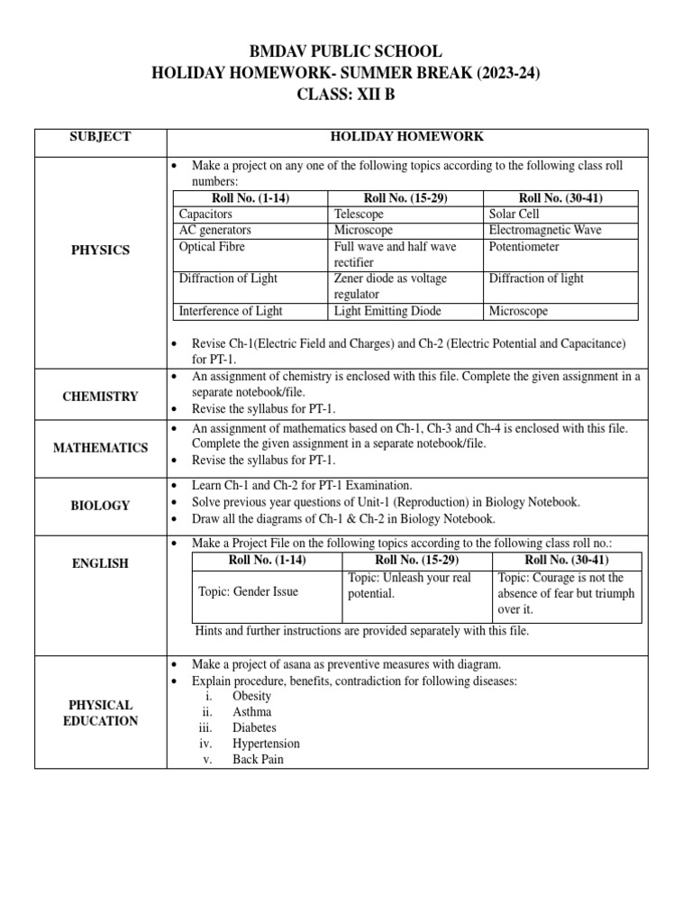 Holiday Assignment Pdf Rectifier Electrical Engineering