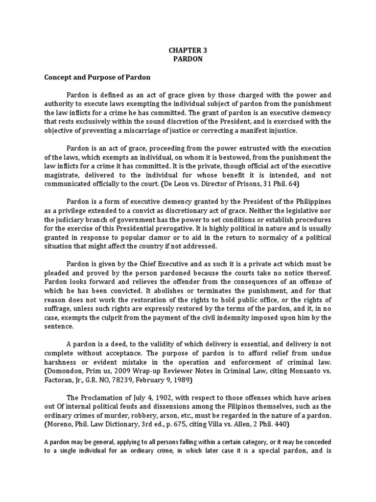 Ca2 Chapter-3-5 Midterm Coverage | PDF | Pardon | Crimes