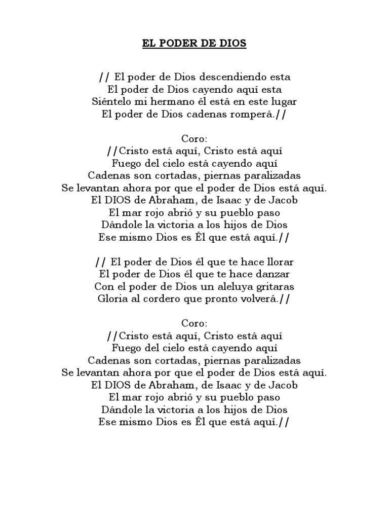 El Poder de Dios | PDF