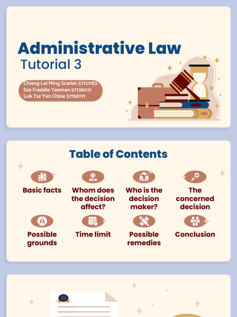 3 Admin Law Presentation | PDF | Standing (Law) | Administrative Law