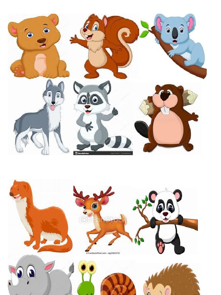 Animales para Imprimir | PDF