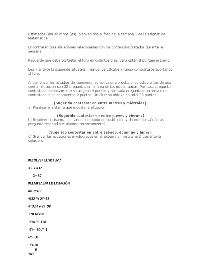 Foro Semana 3 Terminado | PDF | Matemáticas Foro Semana 3 Terminado | PDF | Matemáticas