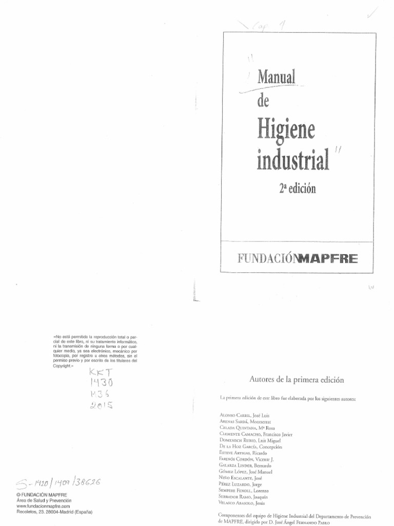 Manual de Higiene Industrial | PDF
