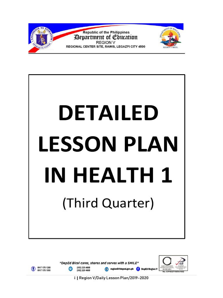 Health 1 3rd Quarter Final | PDF | Lesson Plan | Natural Environment