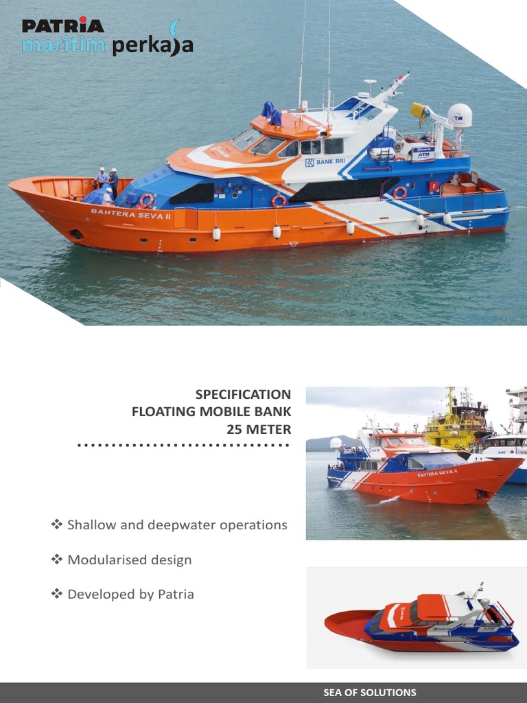 Floating Mobile Bank Specs | PDF | Water Transport | Watercraft