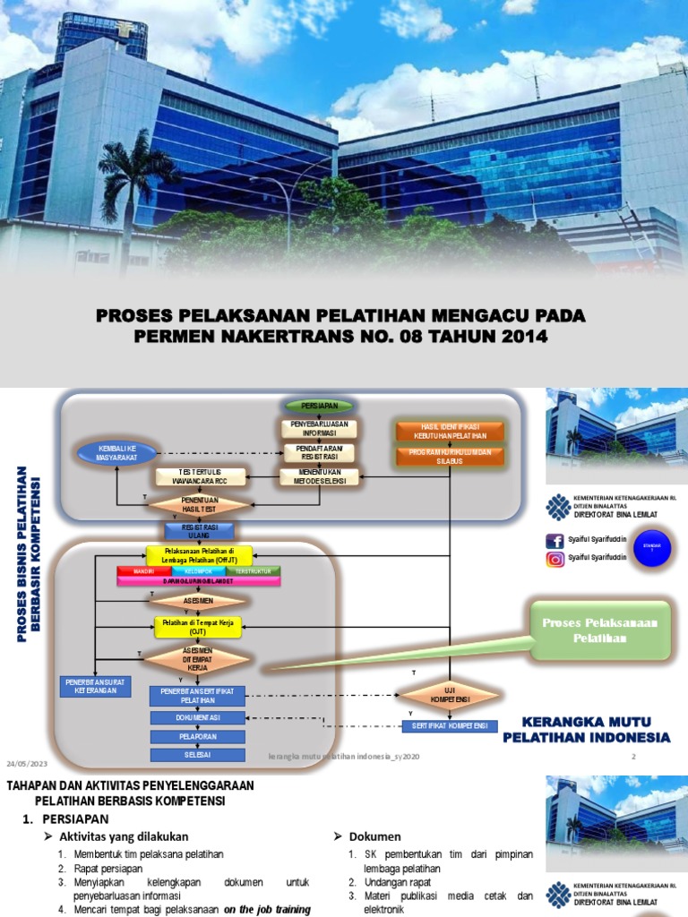 Alur Proses Penerimaan Peserta Pelatihan | PDF