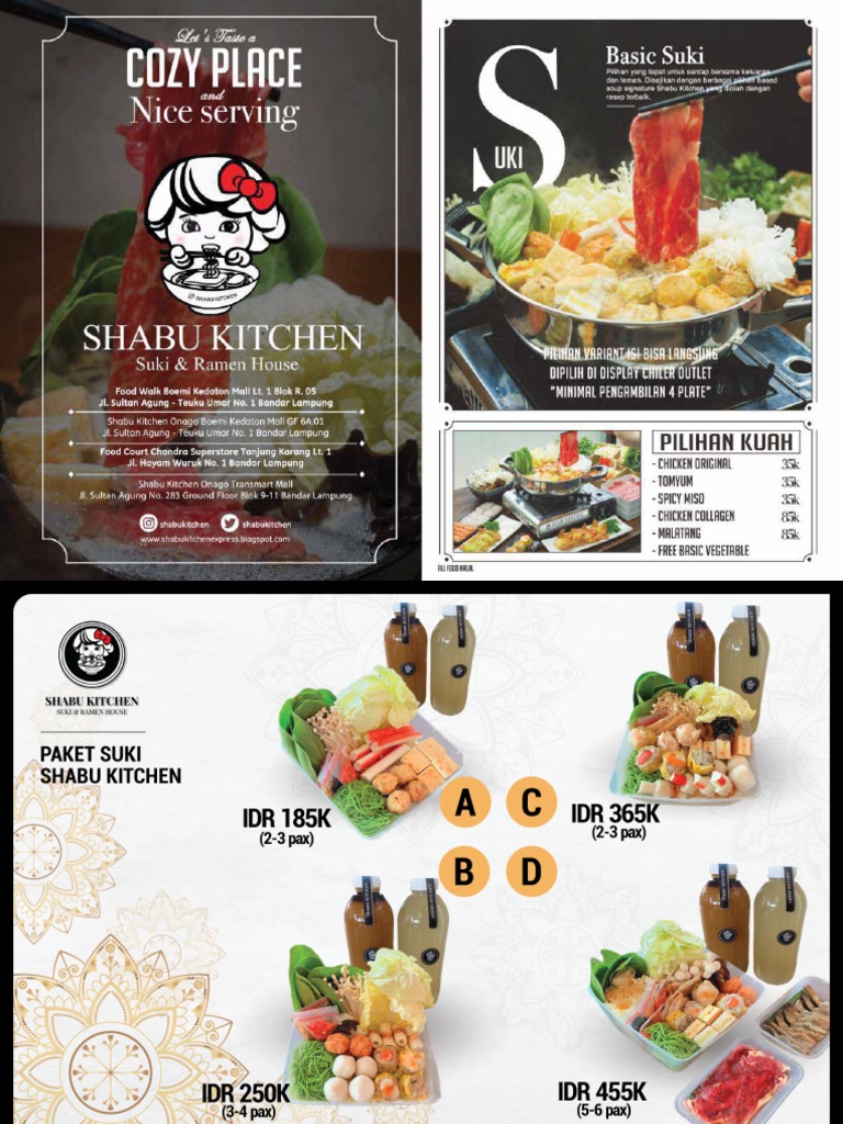 Menu Shabu Kitchen New Menu R | PDF