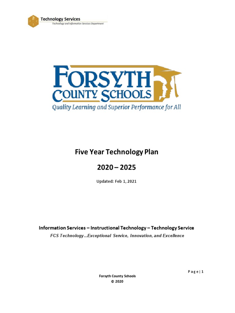 Technology 5 Year Plan | PDF