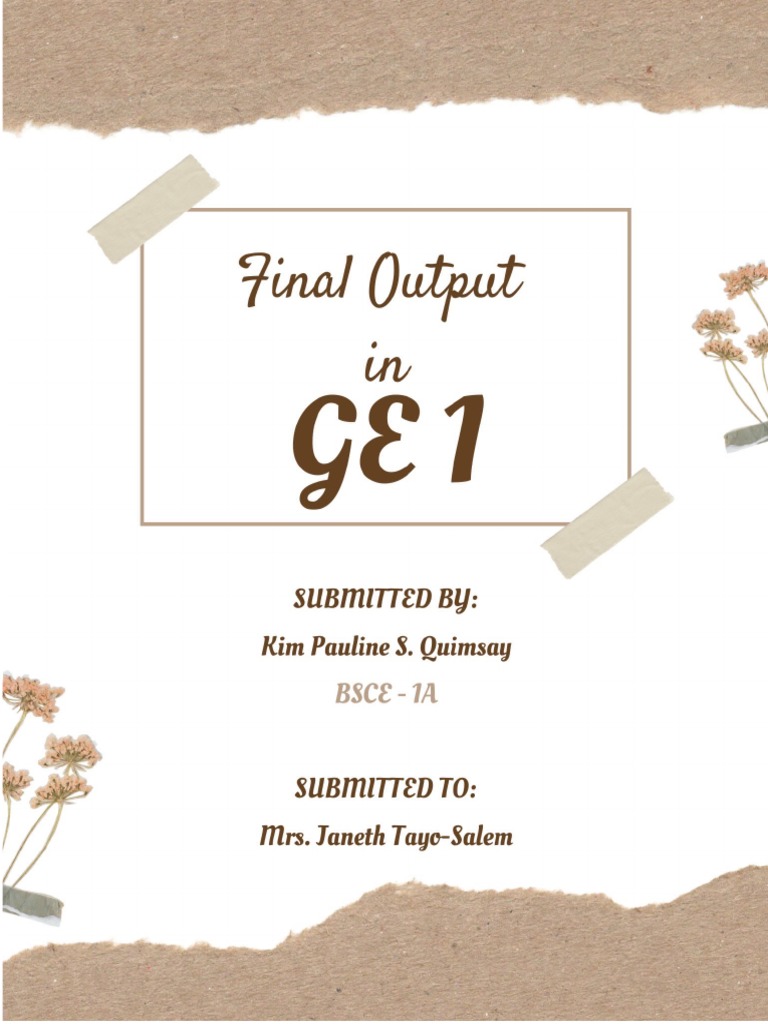 Uts Final Output | PDF | Psychology