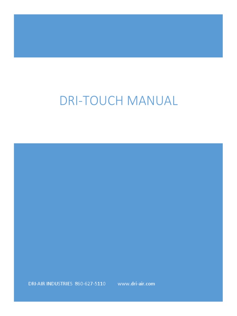 Touch Screen Manual | PDF | Computer Science | Computer Engineering