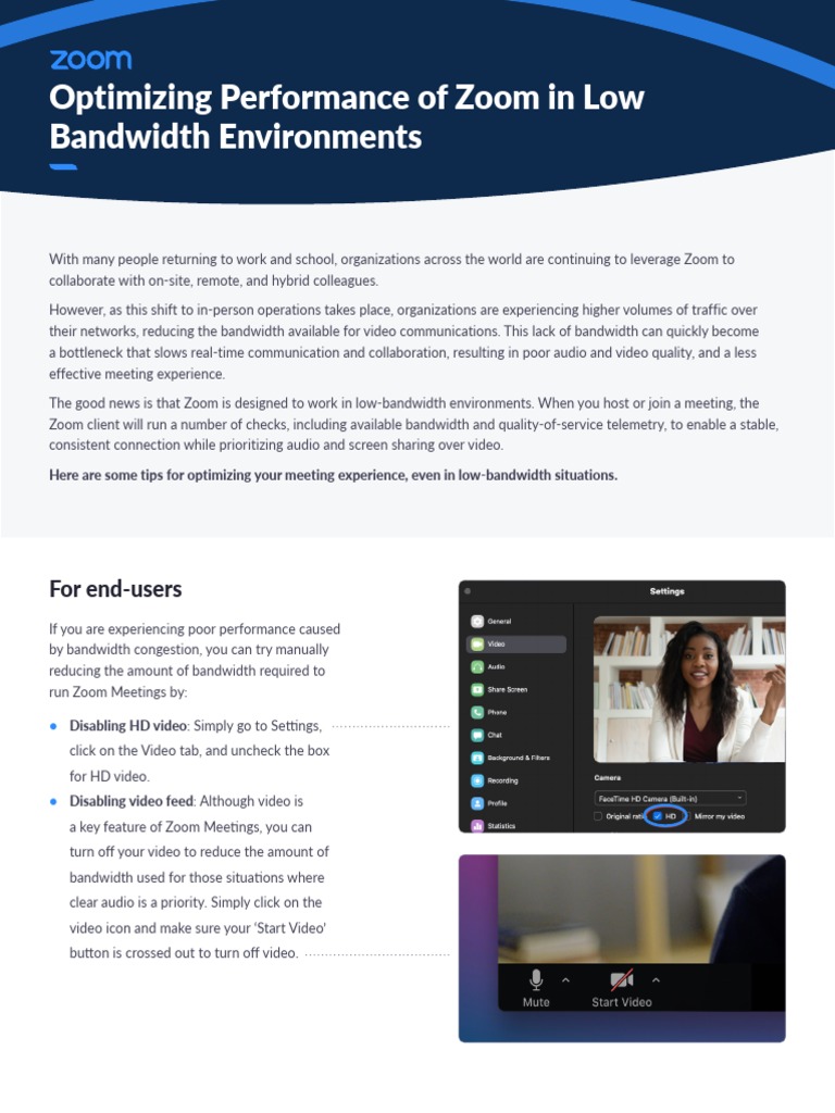 User Guide - Optimizing Performance in Low Bandwidth Environments | PDF | Computer Network ...