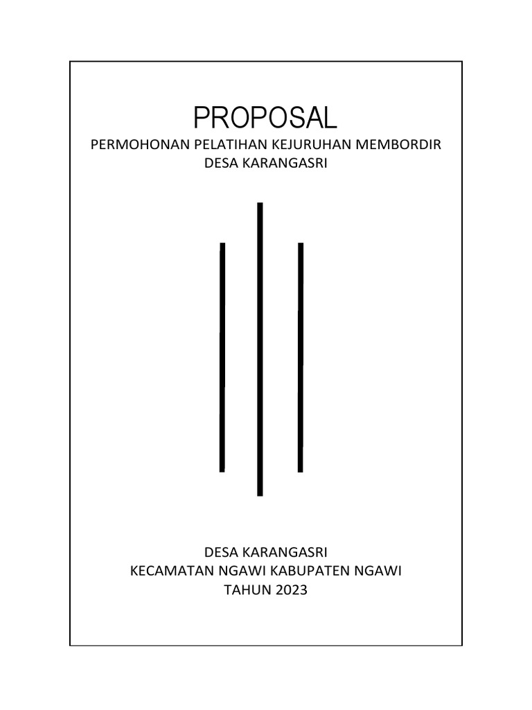 Proposal Desa | PDF