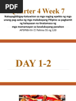 Araling Panlipunan 5: Mga Digmaang Moro | PDF