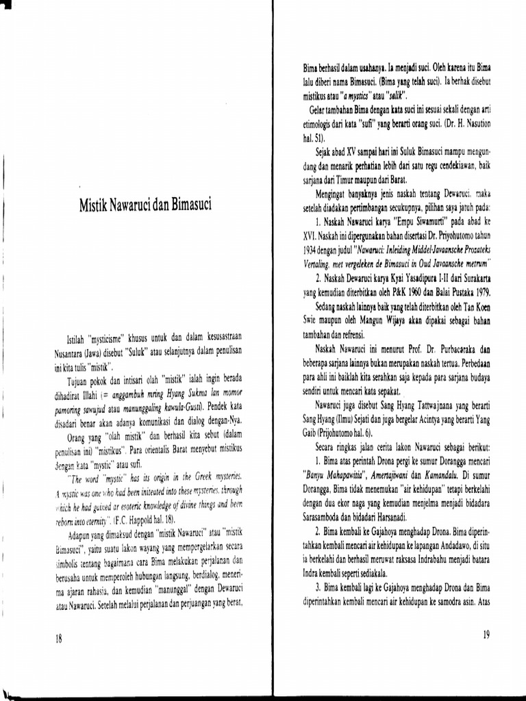 2 Mistik Nawaruci Dan Bimasuci | PDF