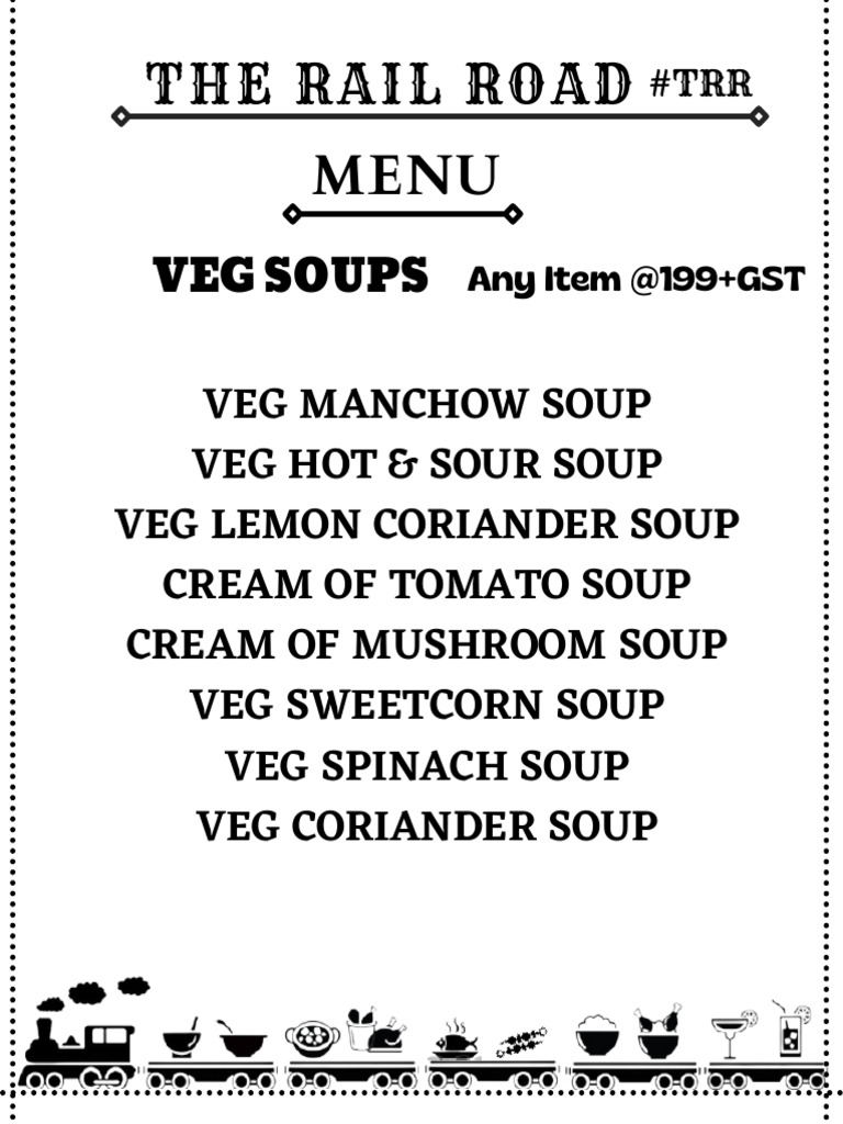 TRR Menu | PDF | Foods | Cuisine