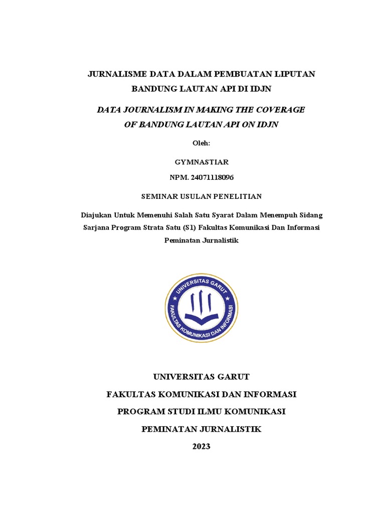 Gymnastiar SUP Jurnalisme Data 022501 | PDF