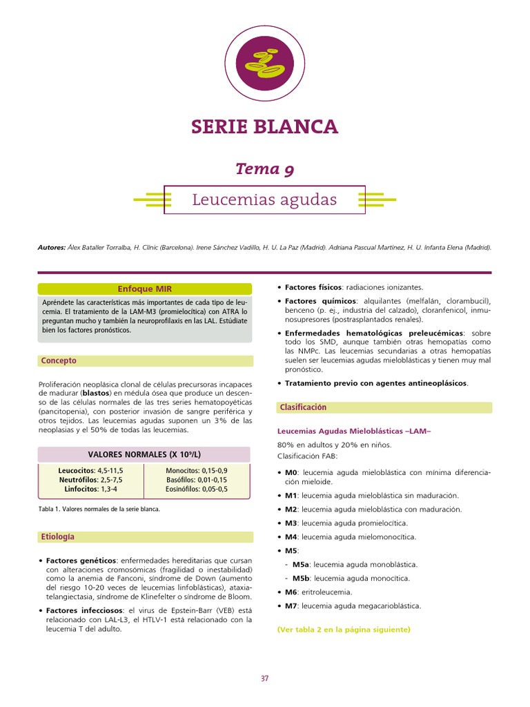 Manual AMIR 12da Ed Hematologia | PDF | Linfoma | Leucemia